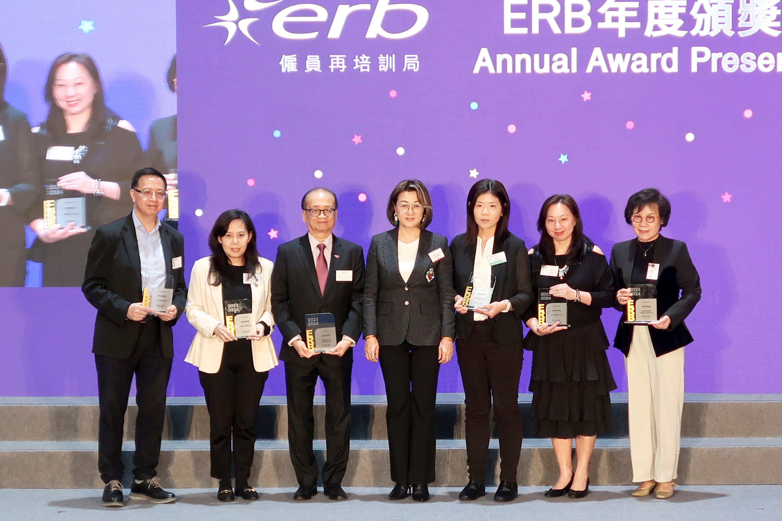 新聞稿：港專囊括「ERB年度頒獎禮2023-24」多個獎項